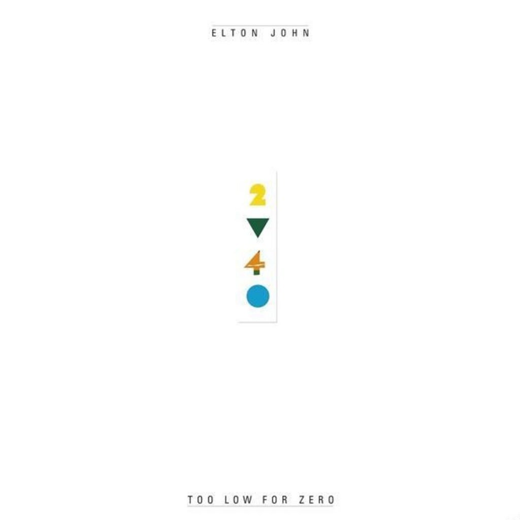 Elton John Too Low For Zero Plak – Deform Müzik