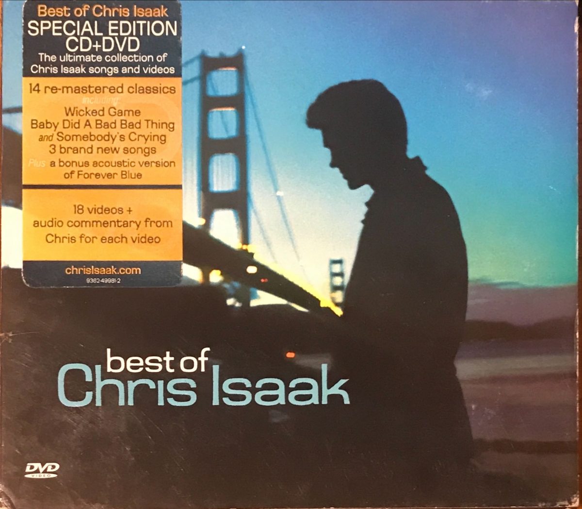 Chris Isaak – Best Of Chris Isaak CD + DVD Digipack – Deform Müzik