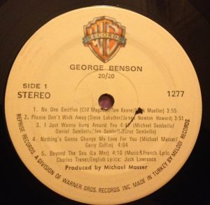 George Benson – 20/20 LP Plak – Deform Müzik