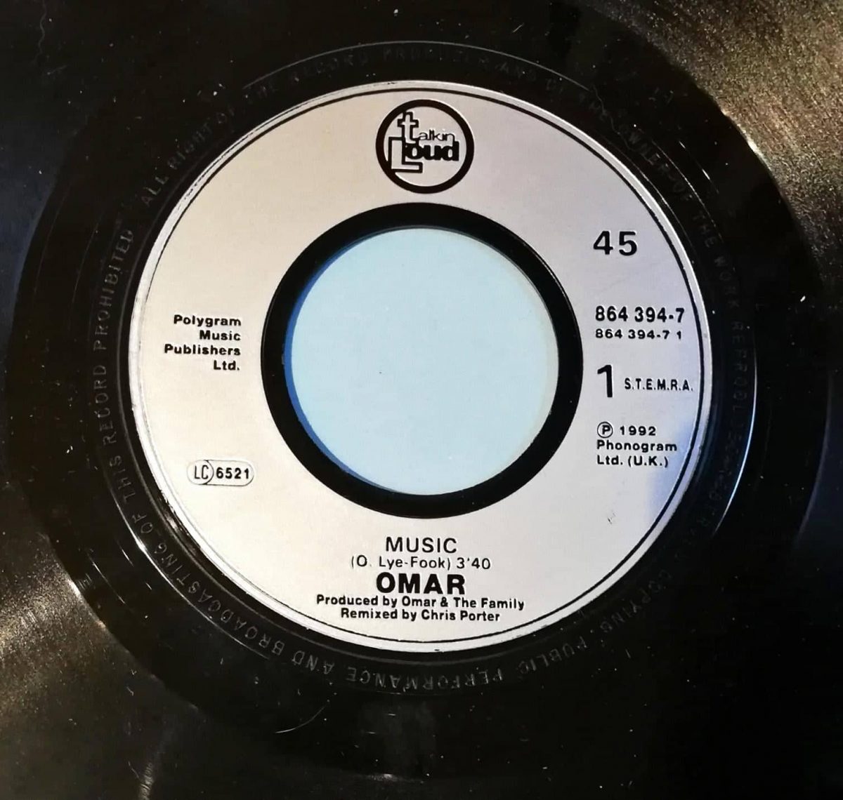 Omar – Music 45lik Plak – Deform Müzik