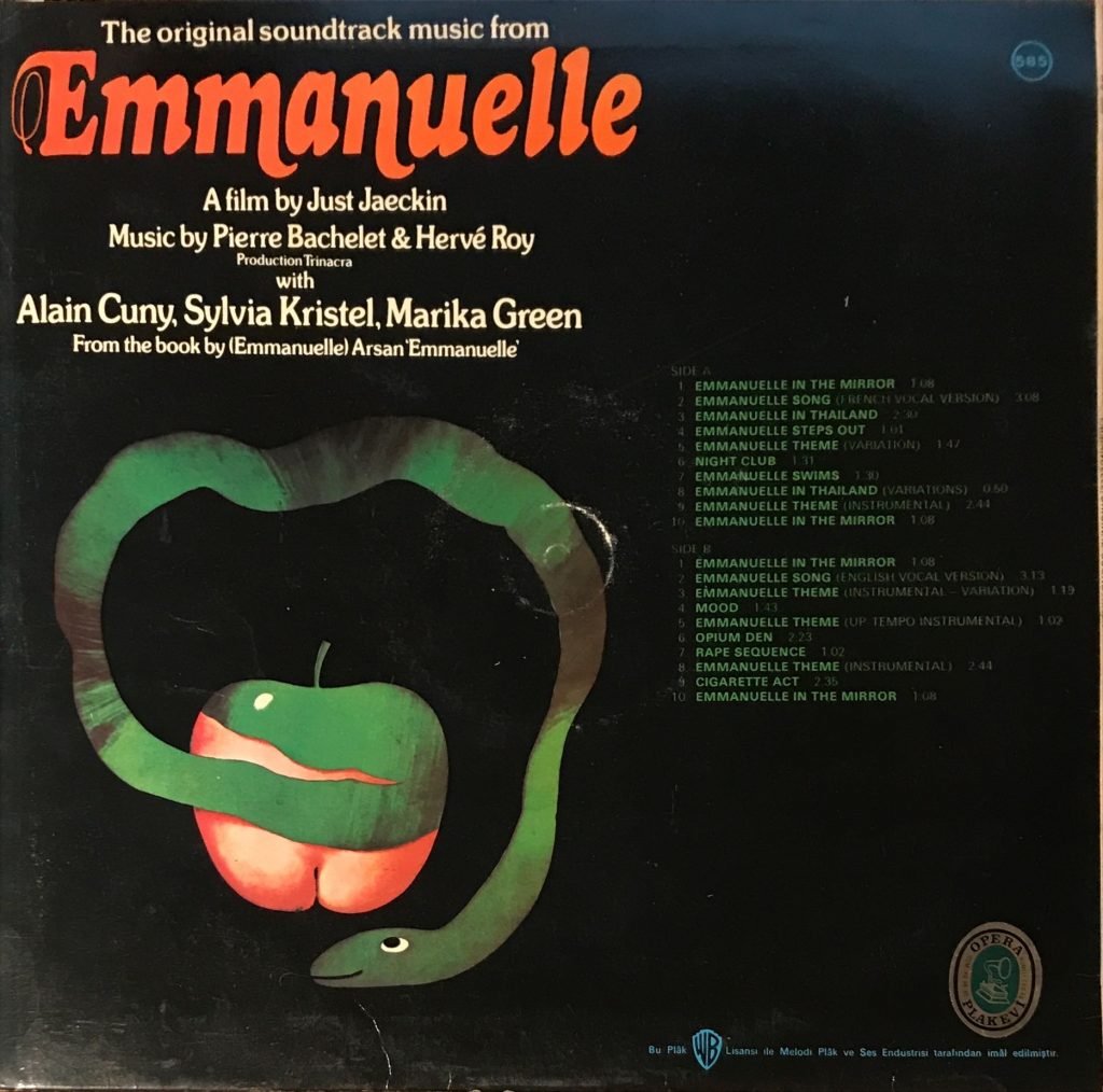 Pierre Bachelet & Hervé Roy – Emmanuelle (The Original Sound Track) LP ...