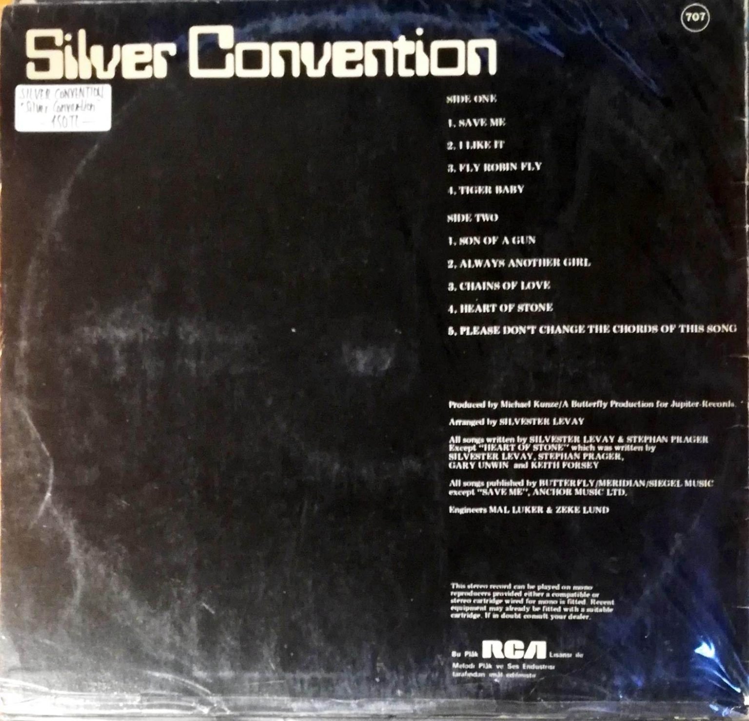 Silver Convention – Silver Convention LP Plak – Deform Müzik