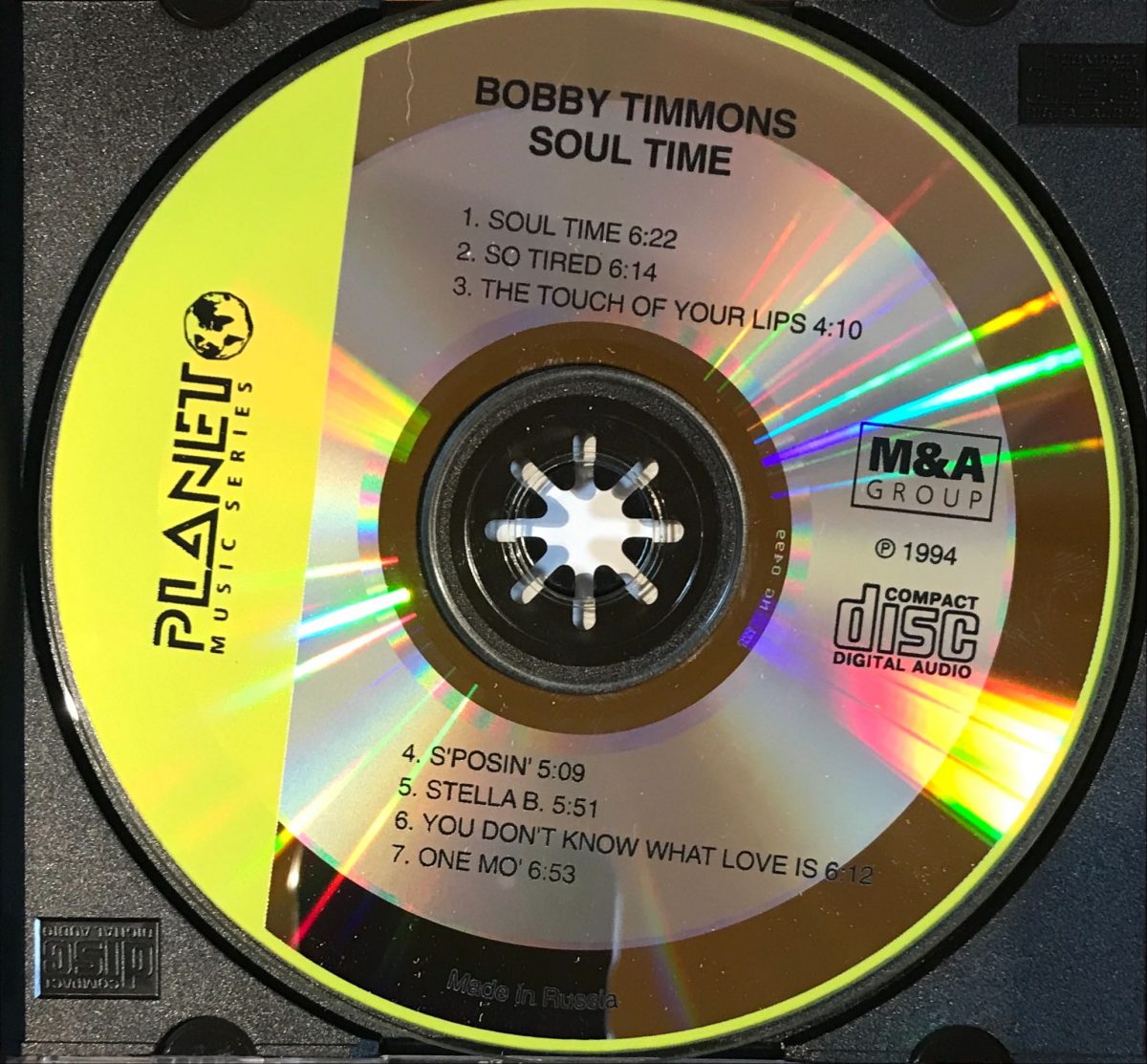 Bobby Timmons – Soul Time CD – Deform Müzik