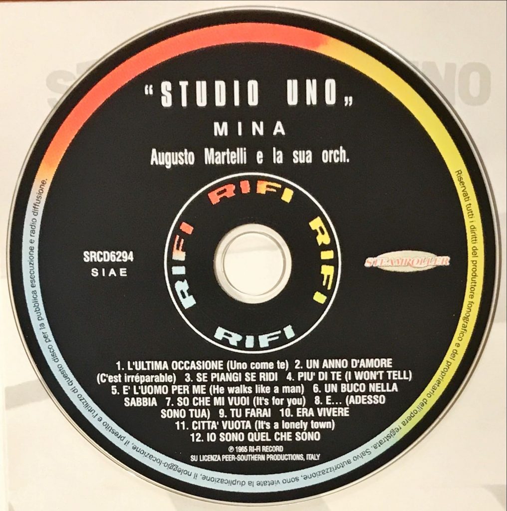 Mina – Studio Uno CD Digipack – Deform Müzik