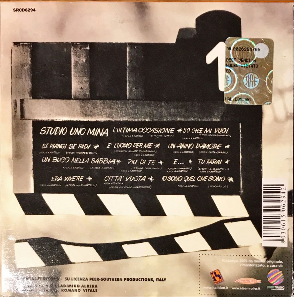 Mina – Studio Uno CD Digipack – Deform Müzik