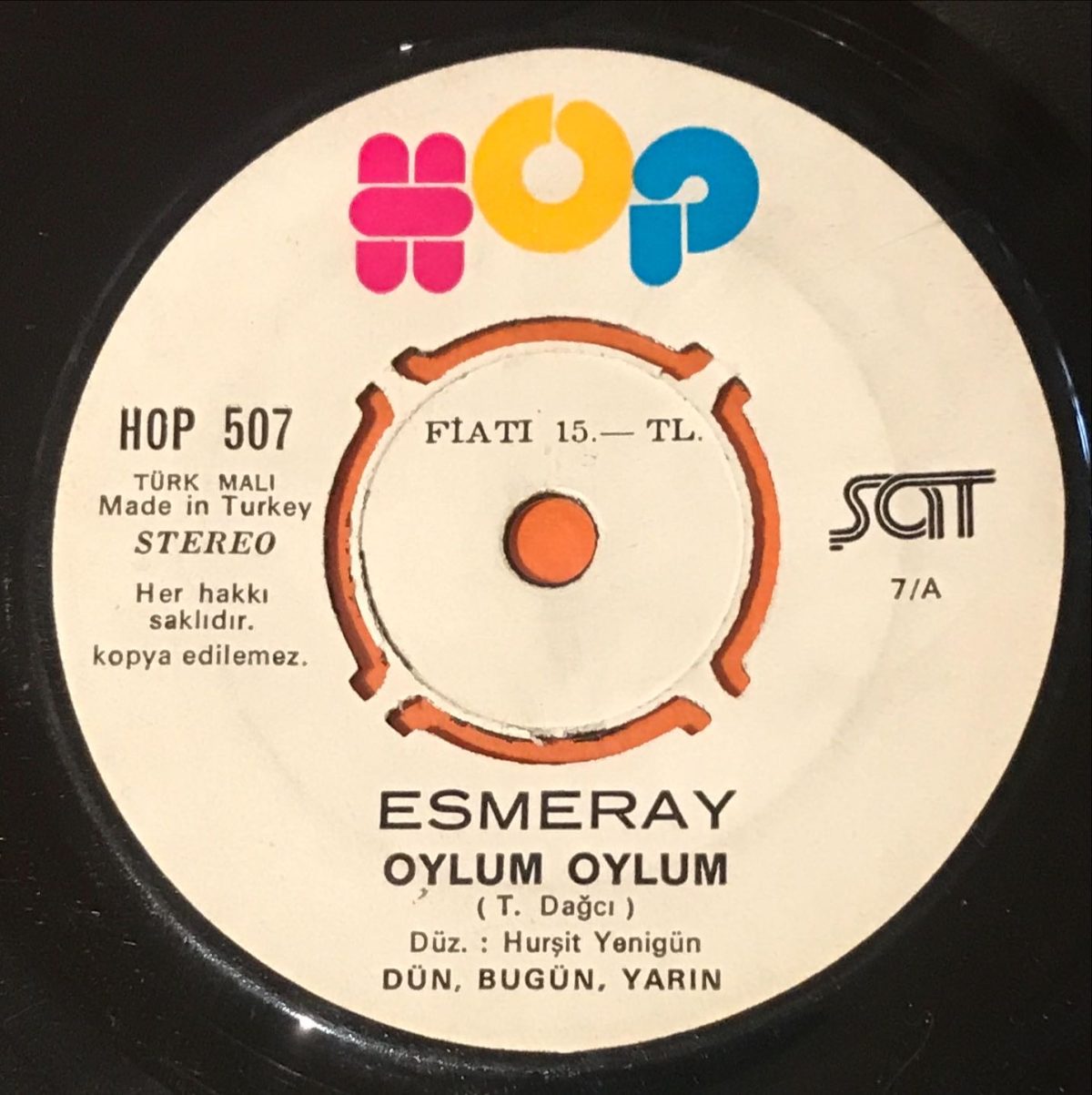 Esmeray – Oylum Oylum… 45lik Plak – Deform Müzik