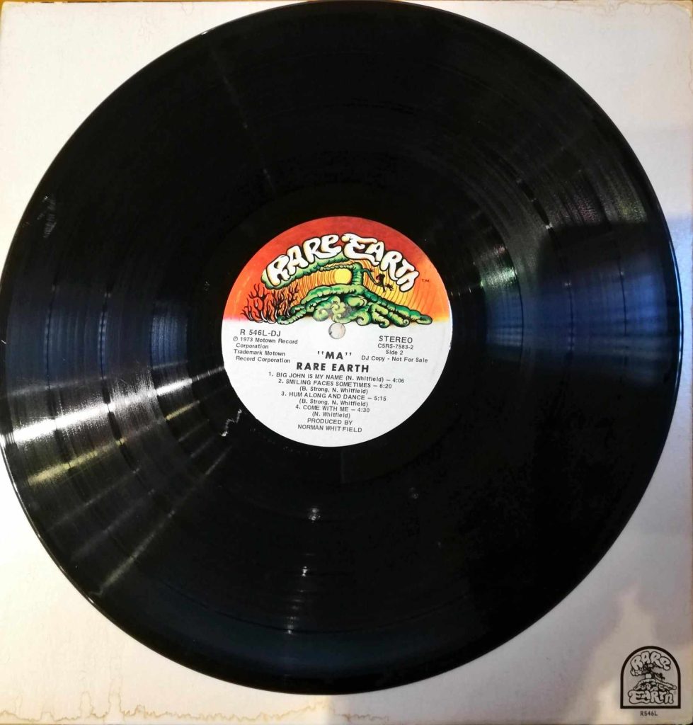 Rare Earth – Ma LP Plak PROMO – Deform Müzik