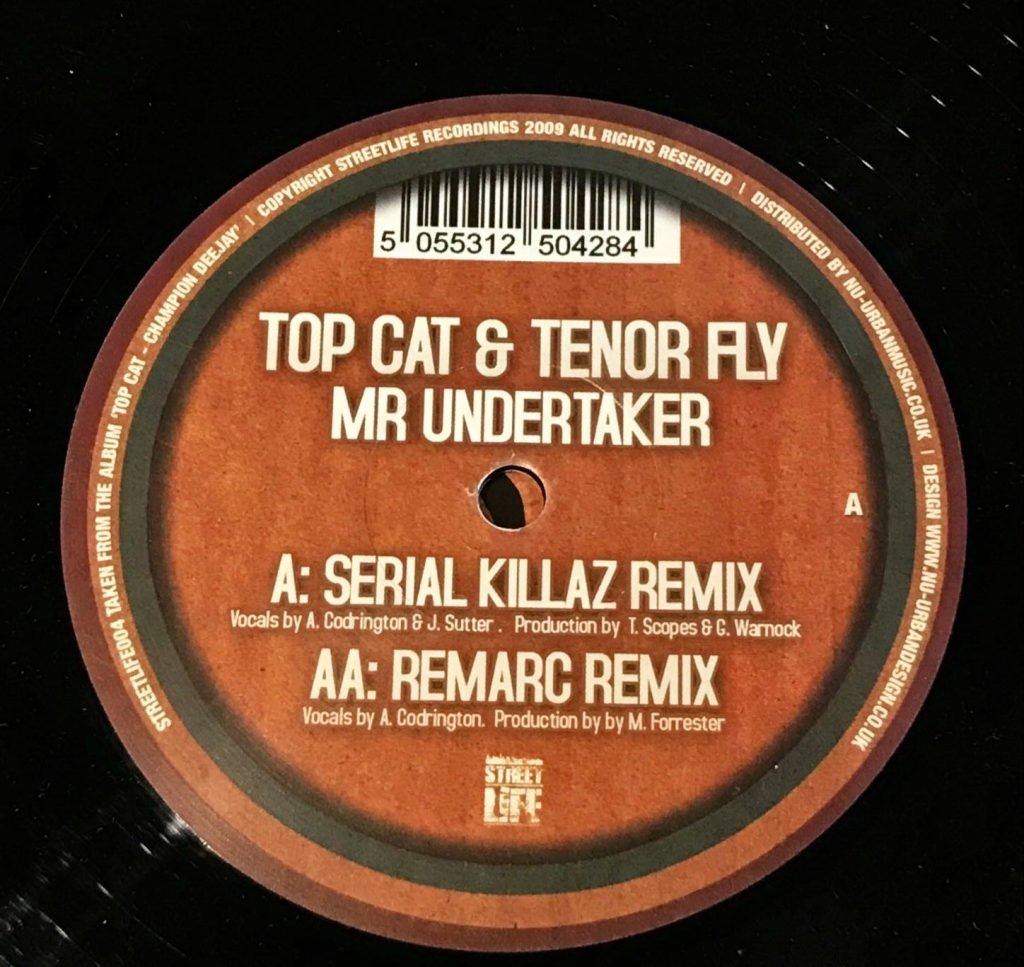 Top Cat – Mr. Undertaker 12” Maxi Single Plak (Drum ‘n Bass) – Deform Müzik