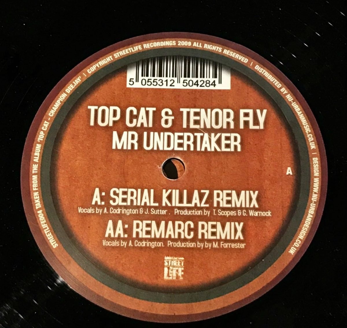 Top Cat – Mr. Undertaker 12” Maxi Single Plak (Drum ‘n Bass) – Deform Müzik