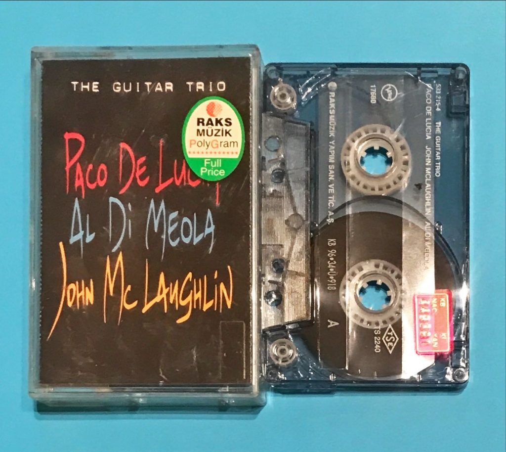 Paco De Lucía, Al Di Meola, John McLaughlin – The Guitar Trio Kaset ...