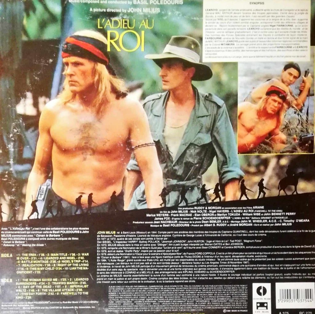 Basil Poledouris – L’Adieu Au Roi (Farewell To The King Original ...