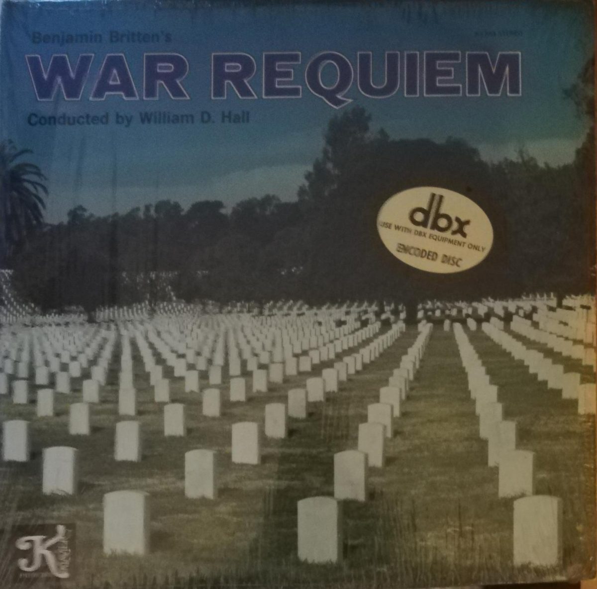 Benjamin Britten – War Requiem, Conducted By William D. Hall 2LP Plak ...