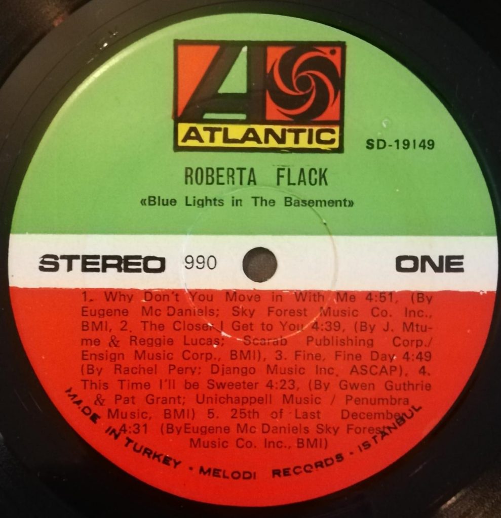 Roberta Flack – Blue Lights In The Basement LP Plak – Deform Müzik