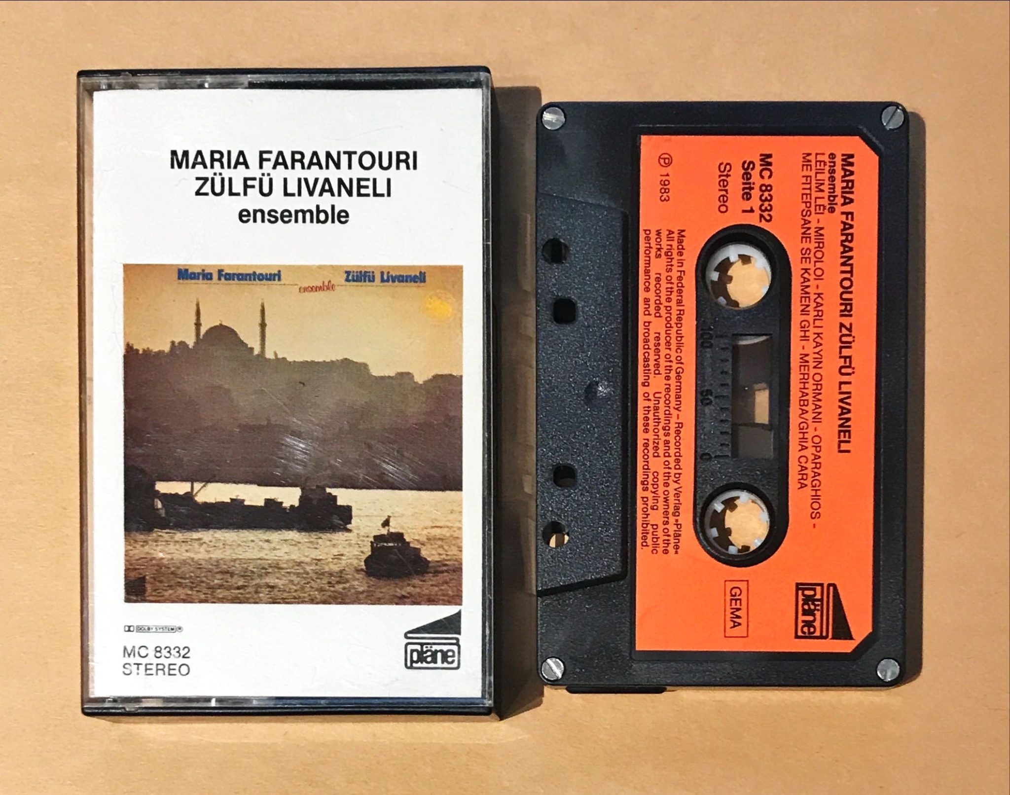 Maria Farantouri / Zülfü Livaneli – Ensemble Yunanca Kaset – Deform Müzik