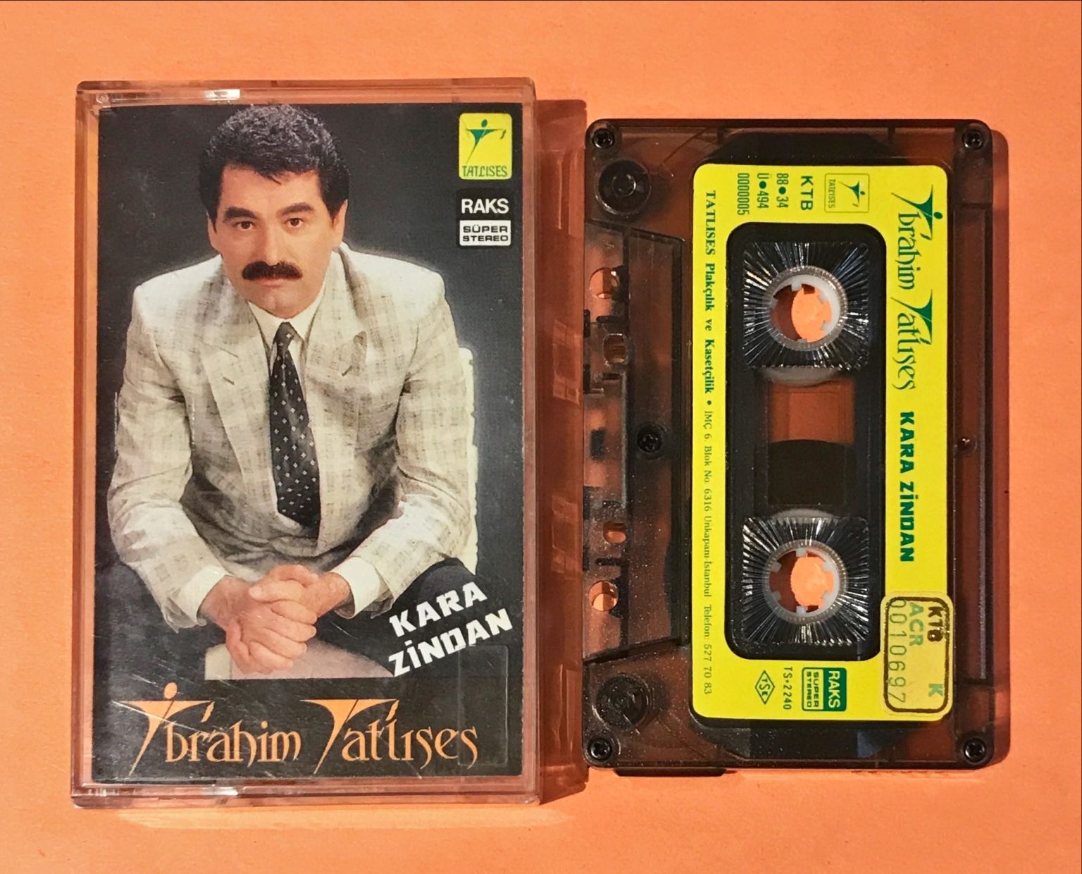 İbrahim Tatlıses – Kara Zindan Kaset – Deform Müzik